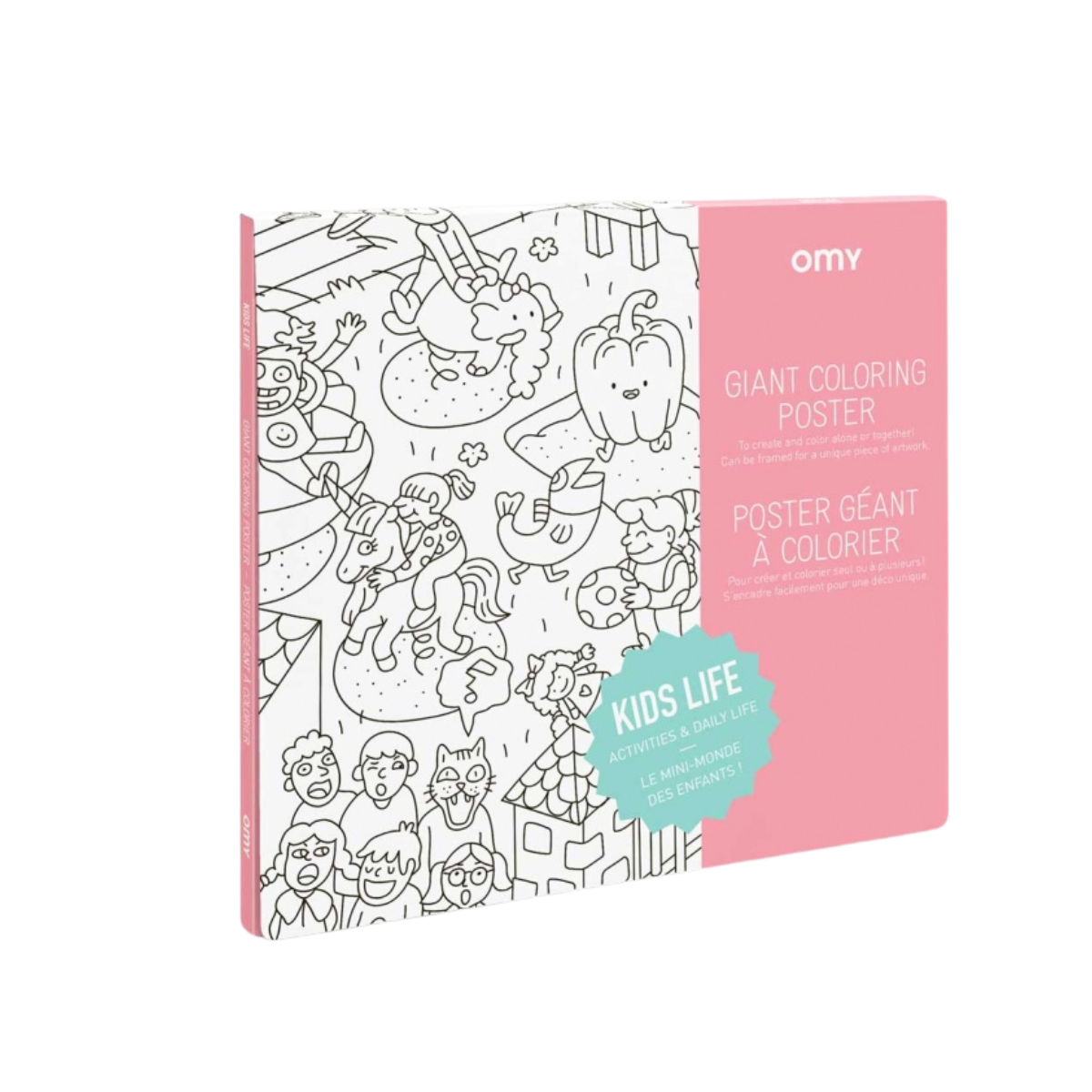 large colouring poster