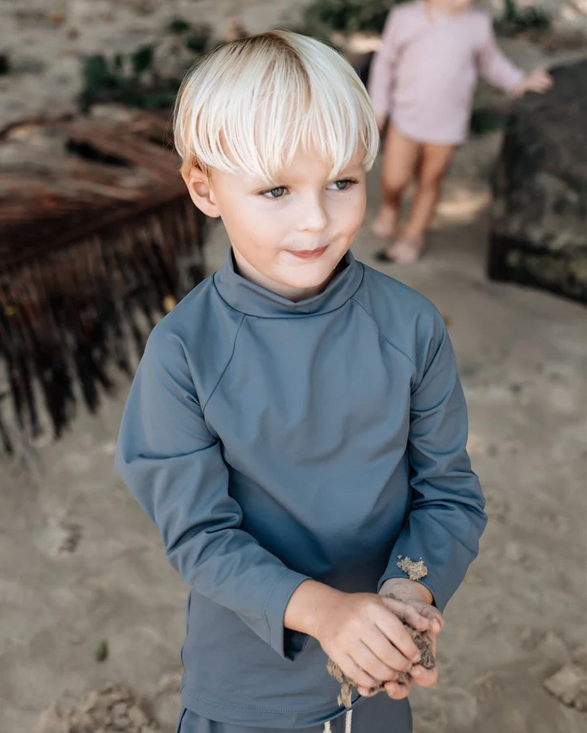 Nella Rash Shirt - mineral blue