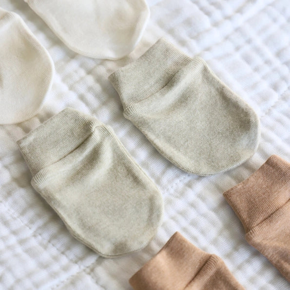Organic Cotton Newborn Mittens