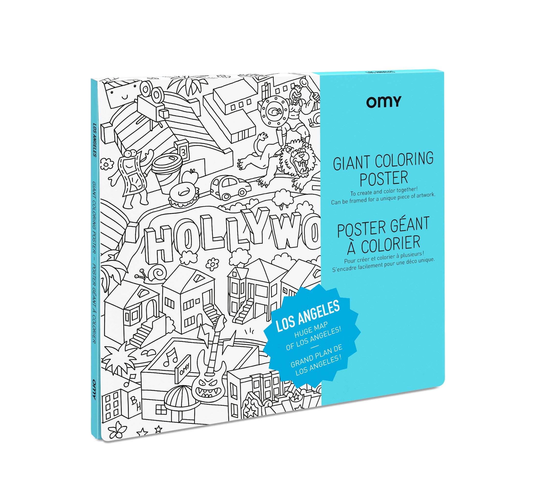 Giant Coloring Poster - Los Angeles OMY